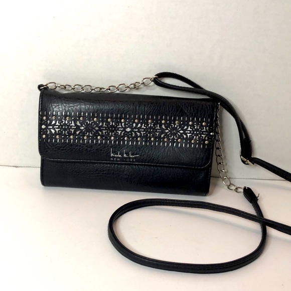 Nicole by Nicole Miller | Bags | Nicole Miller Faux Leather Crossbody ...